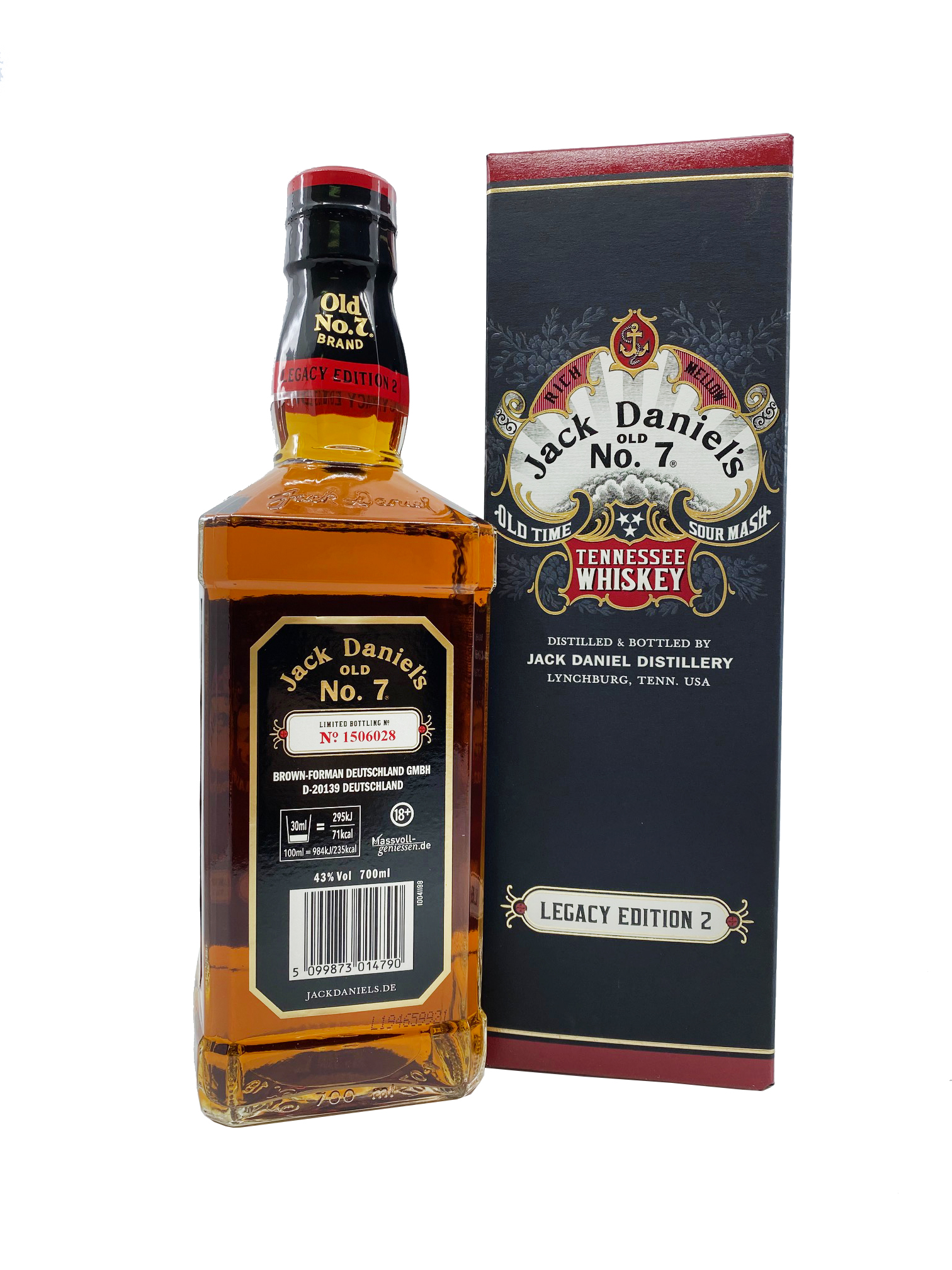 Jack Daniels Legacy Edition No.2 0,7l 43%vol. | 1890